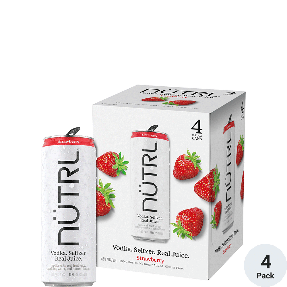 NUTRL Strawberry Vodka Seltzer | Total Wine & More