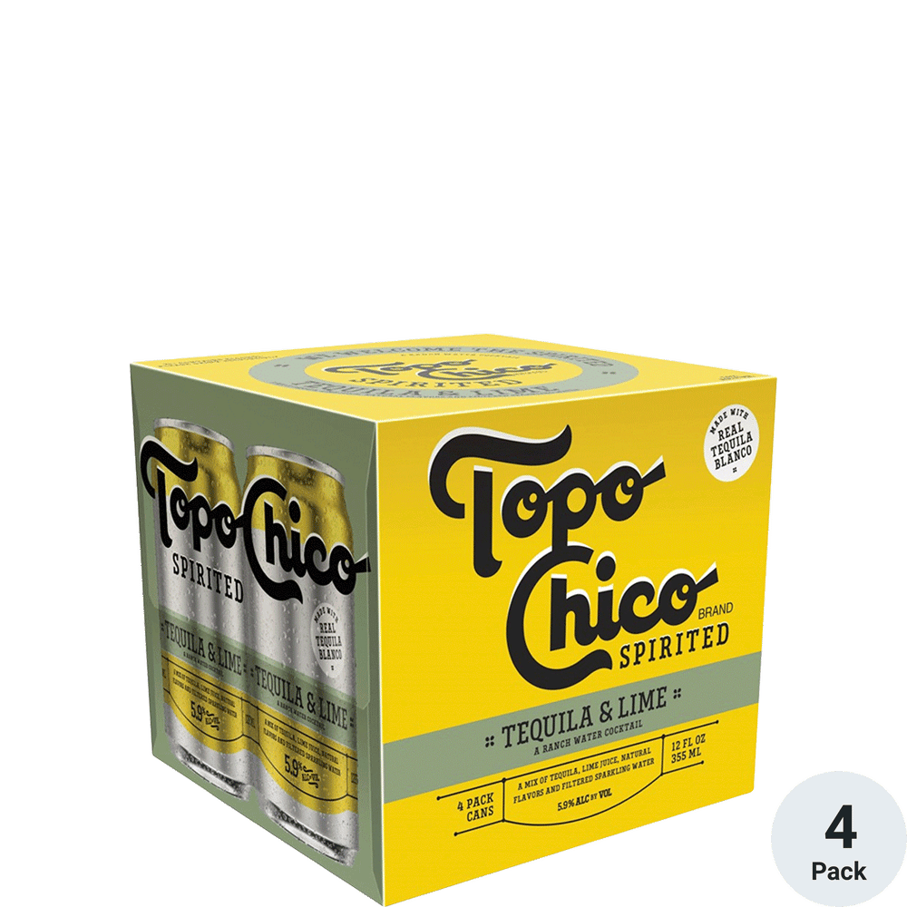 Topo Chico Spirited Tequila Lime | Total Wine & More