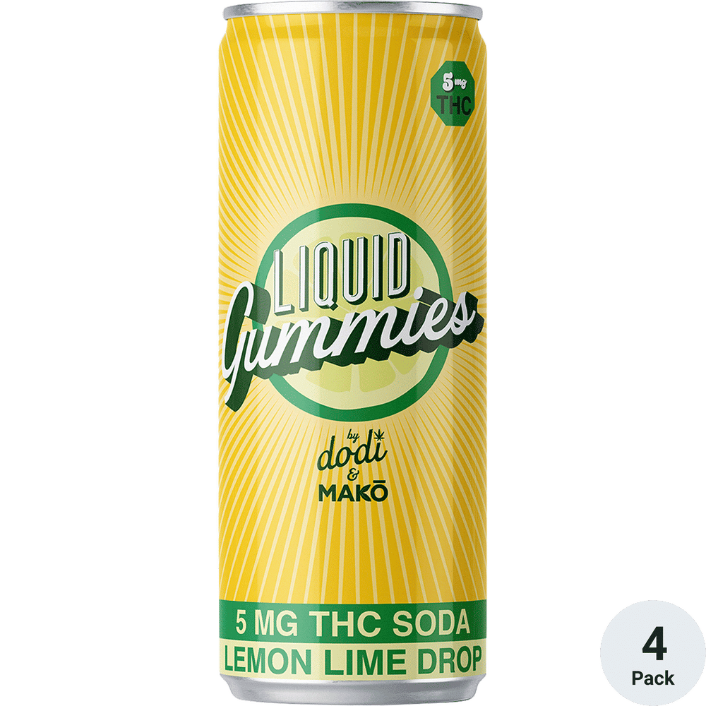 Liquid Gummies THC 5mg Lemon Lime | Total Wine & More