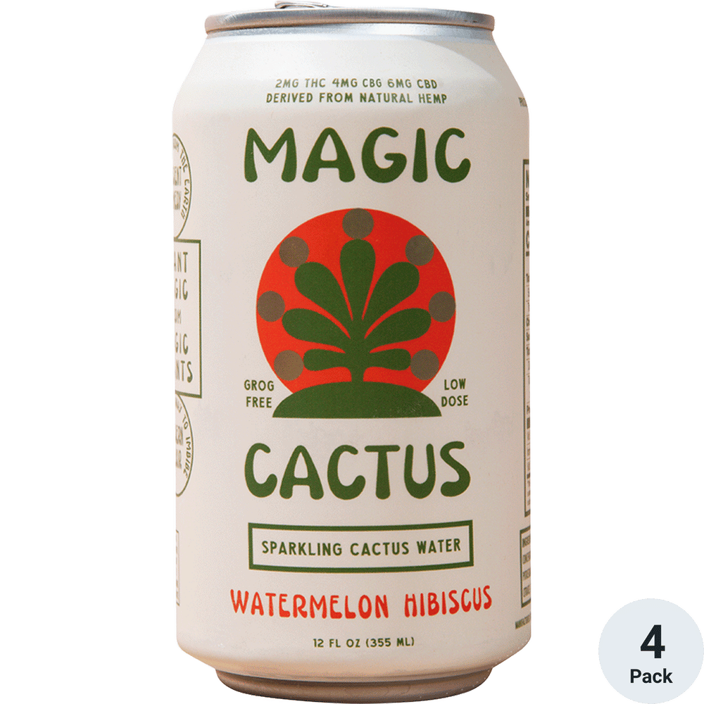 Magic Cactus THC 2mg Watermelon Hibiscus | Total Wine & More