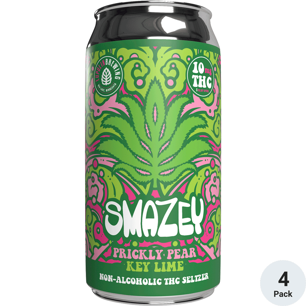 Lupulin Smazey THC 10mg Prickly Pear Key Lime | Total Wine & More - 4pk ...