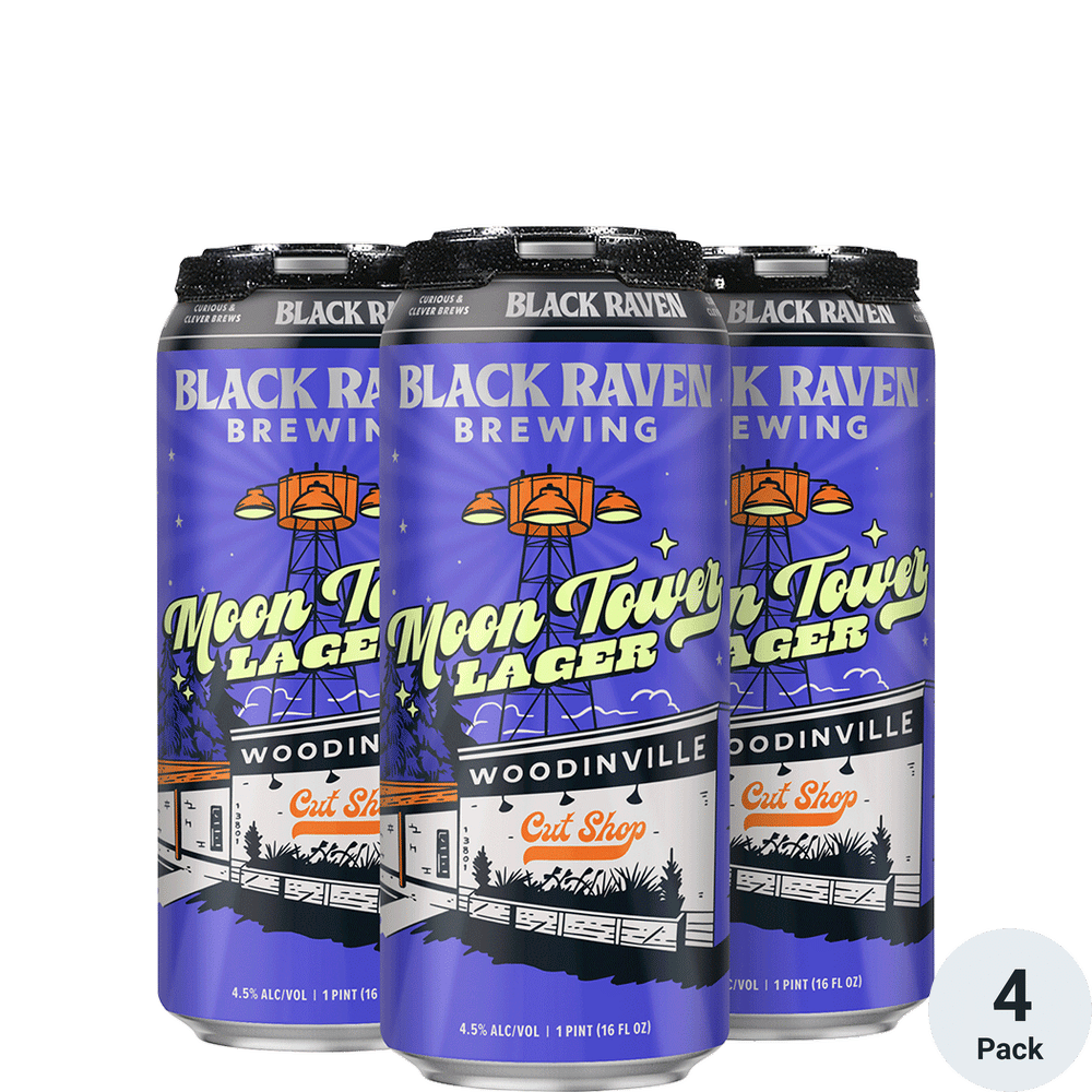 Black Raven Moon Tower Lager | Total Wine & More