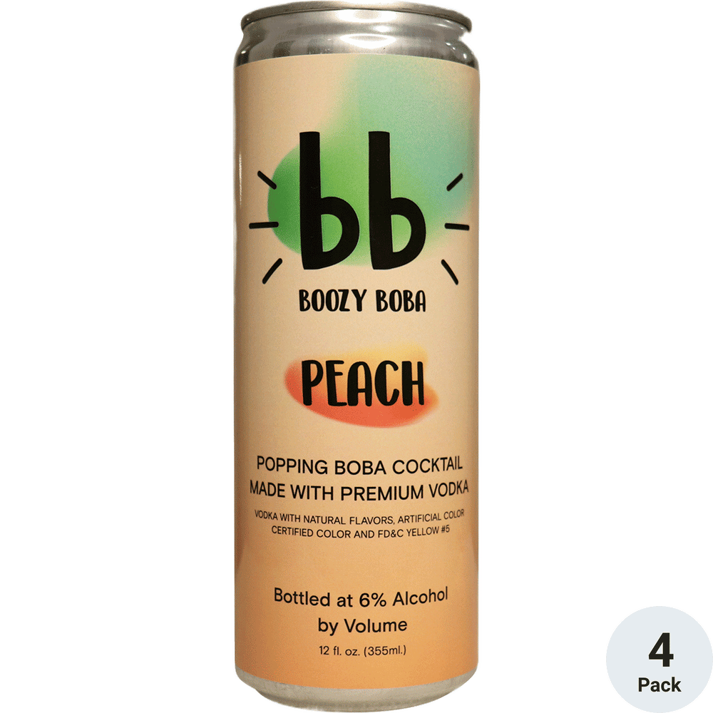 bb Boozy Boba Peach | Total Wine & More