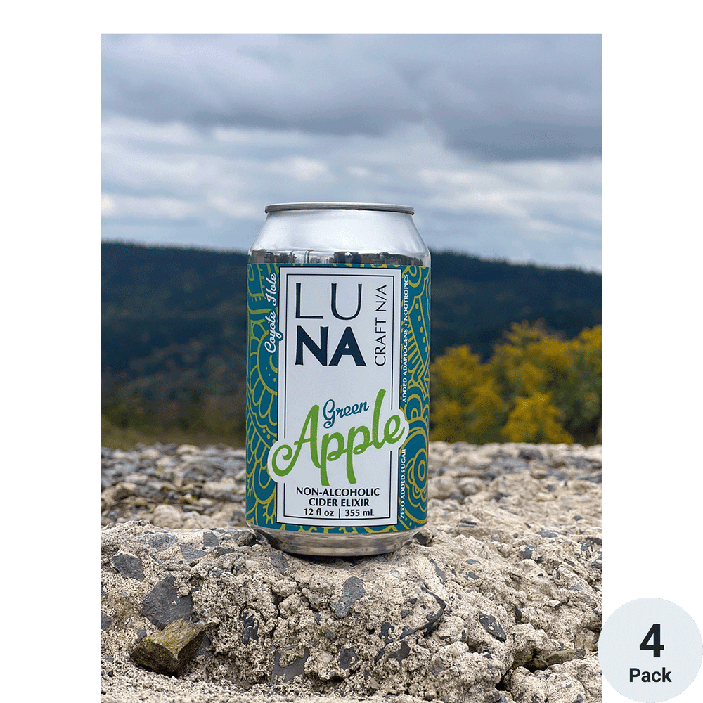 Luna Non-Alcoholic Green Apple Cider | Total Wine & More