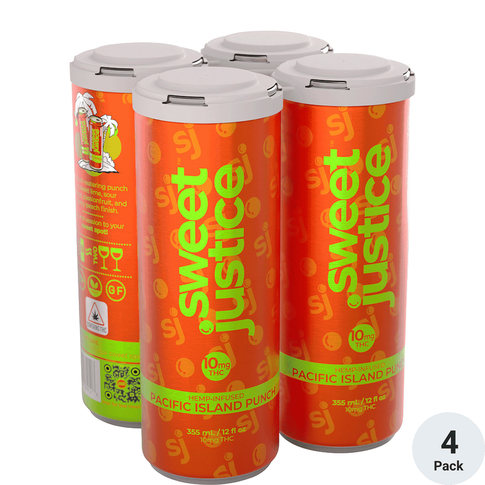 Sweet Justice THC 10mg Pacific Island Punch | Total Wine & More