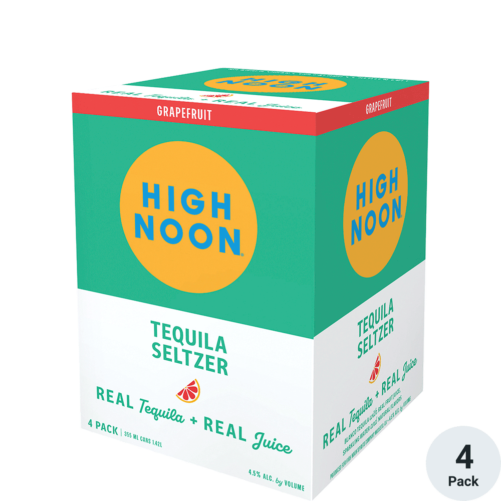High Noon Hard Seltzer Tequila Grapefruit | Total Wine & More