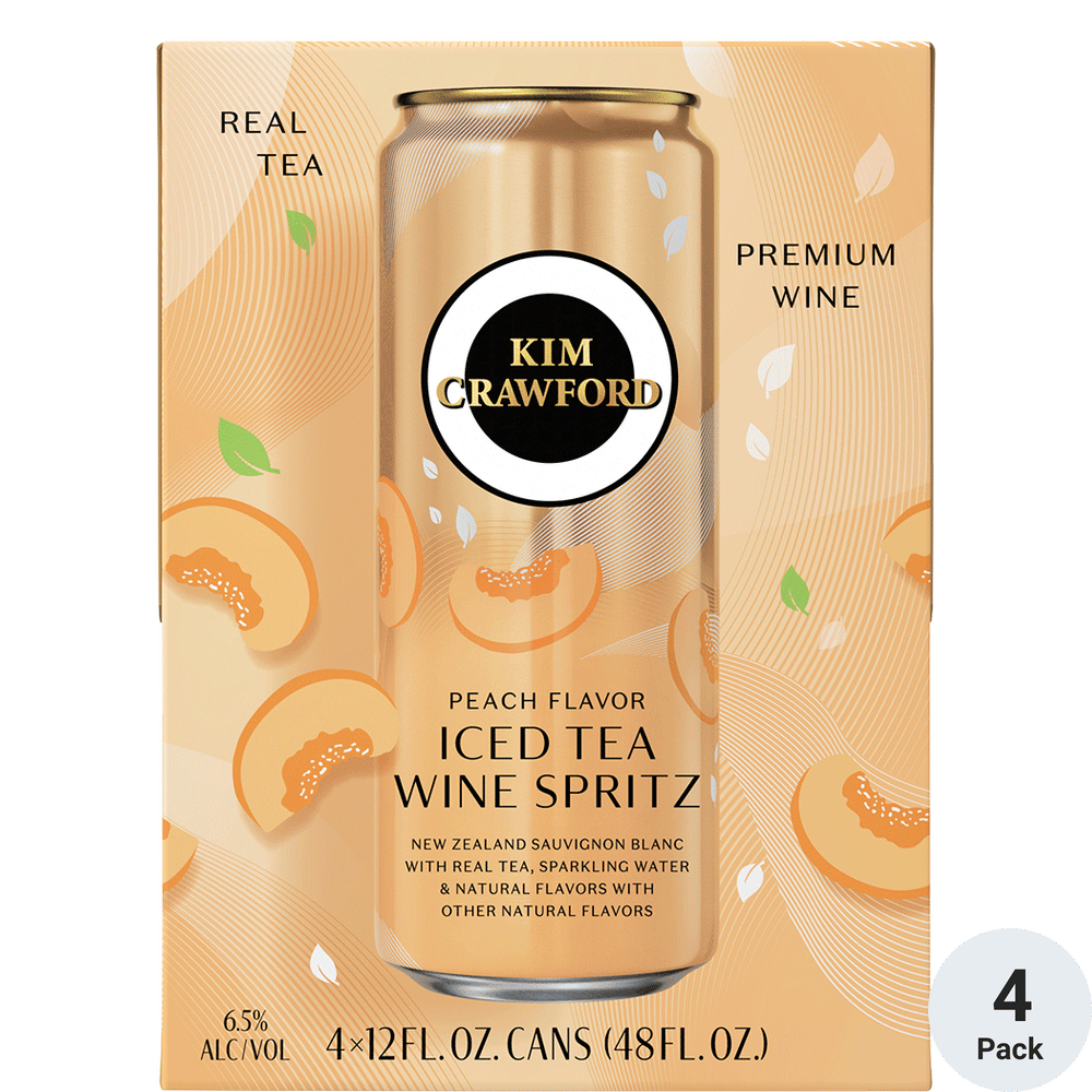 Kim Crawford Peach Iced Tea Wine Spritz | Total Wine & More