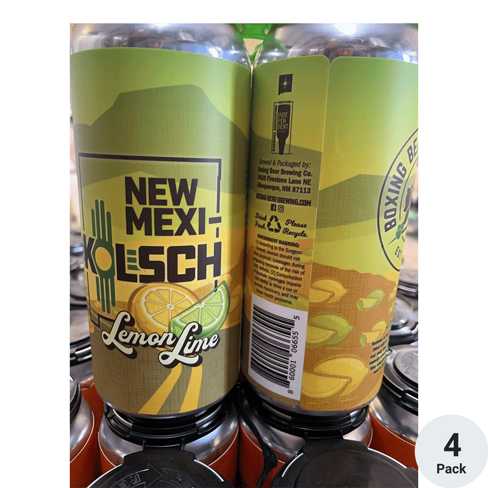 Boxing Bear Lemon Lime New Mexi-Kolsch | Total Wine & More