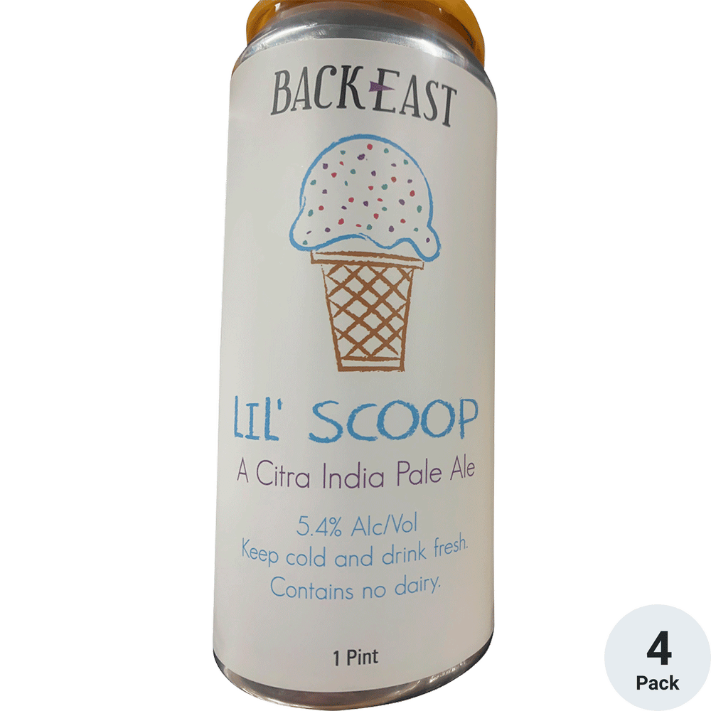 Back East Lil Scoop | Total Wine & More