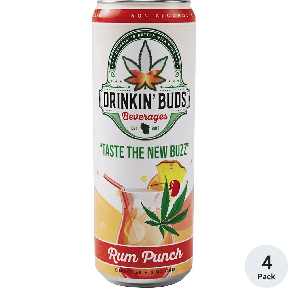 Drinkin Buds THC 5mg Punch | Total Wine & More