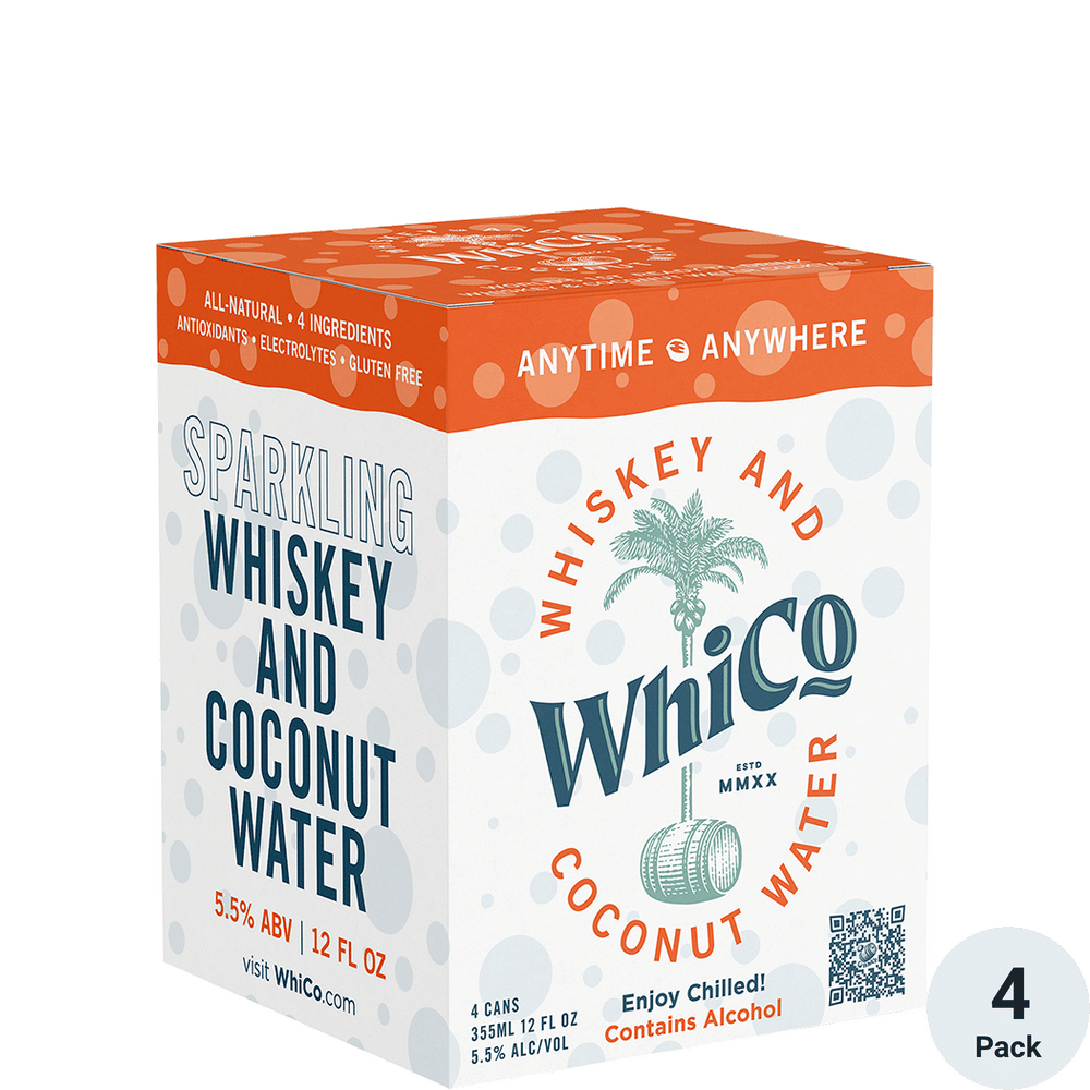 WhiCo Sparkling Whiskey & Coconut | Total Wine & More