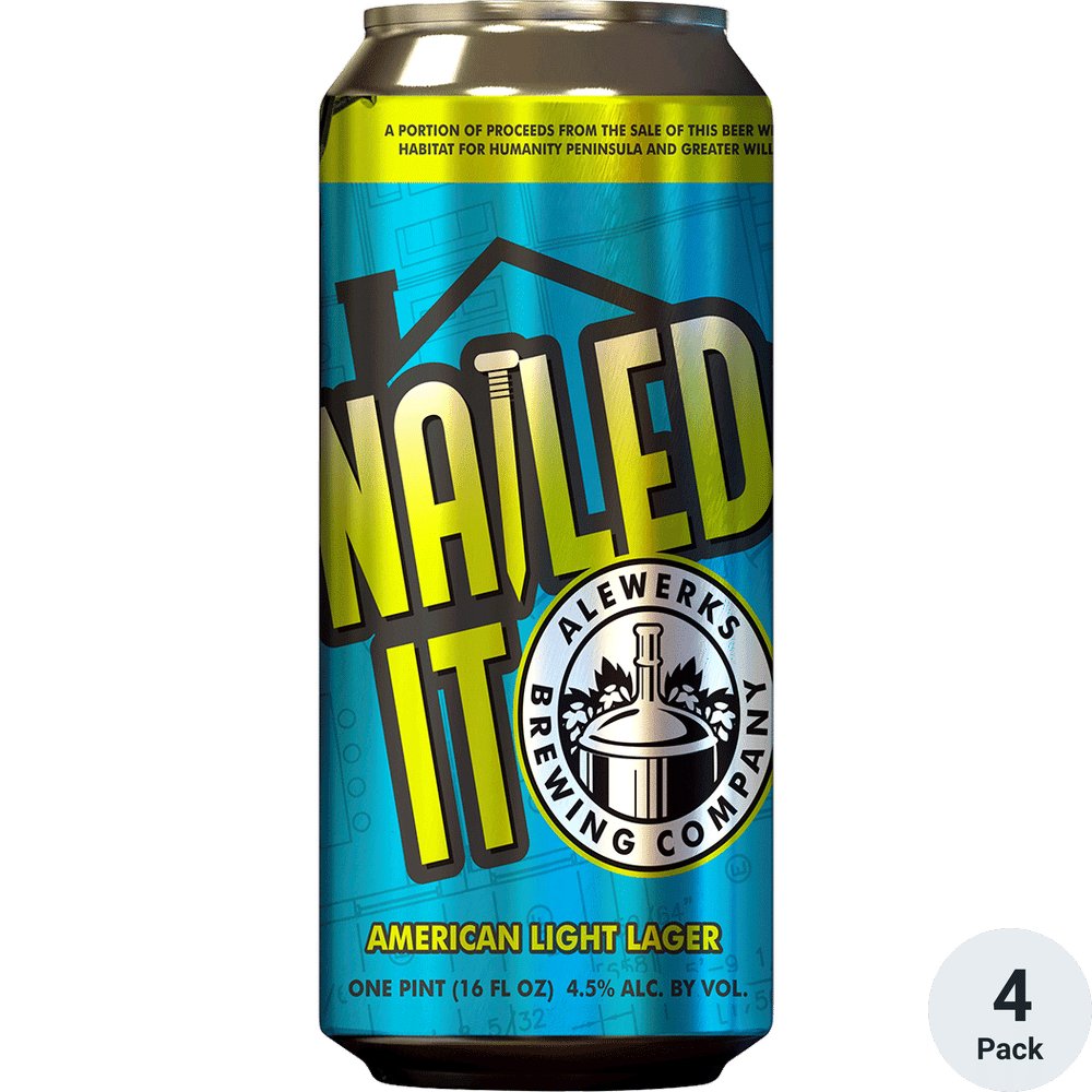 Alewerks Nailed It Light Lager Total Wine More alewerks-nailed-it-light-lager-total-wine-more