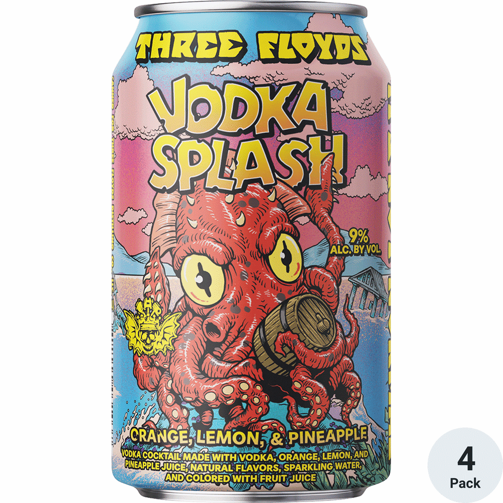3 Floyds Vodka Splash Orange Lemon Pineapple | Total Wine & More