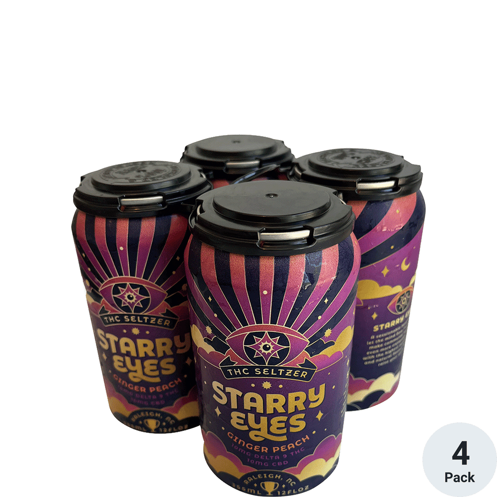 Starry Eyes THC 10mg Ginger Peach | Total Wine & More