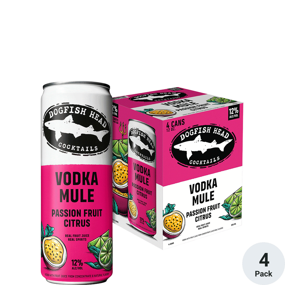 Dogfish Head Passion Fruit Citrus Vodka Mule Cocktail | Total Wine & More