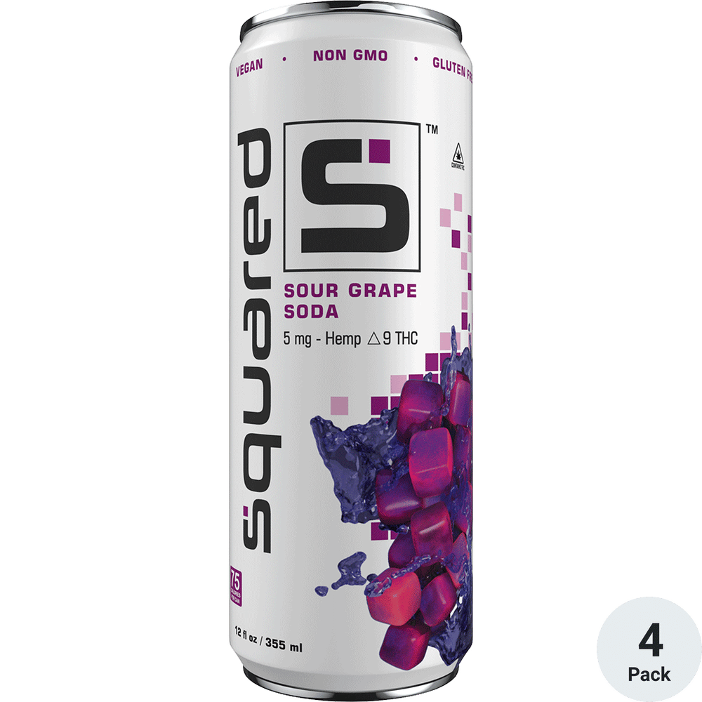 Squared THC 5mg Grape Soda | Total Wine & More