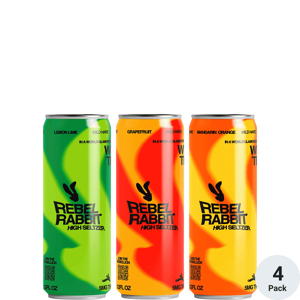 Rebel Rabbit THC 5mg Grapefruit | Total Wine & More