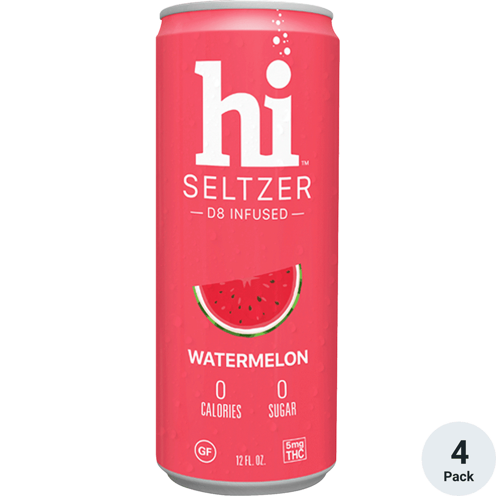 Hi Seltzer THC 5mg Watermelon | Total Wine & More
