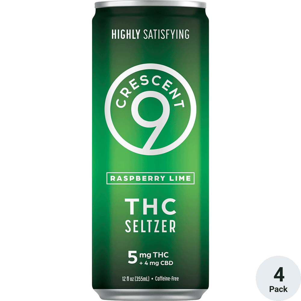 Crescent 9 THC 5mg Raspberry Lime | Total Wine & More