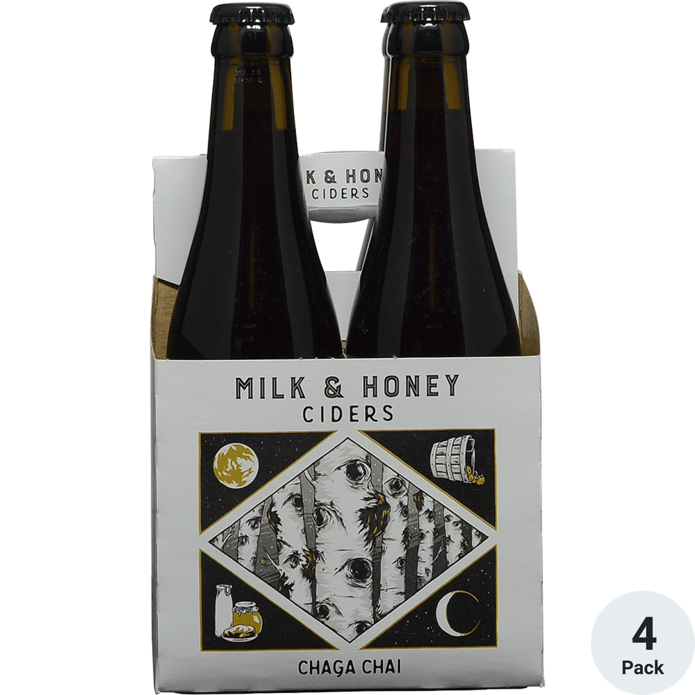 Milk & Honey Chaga Chai | Total Wine & More - 4pk-12oz Btls