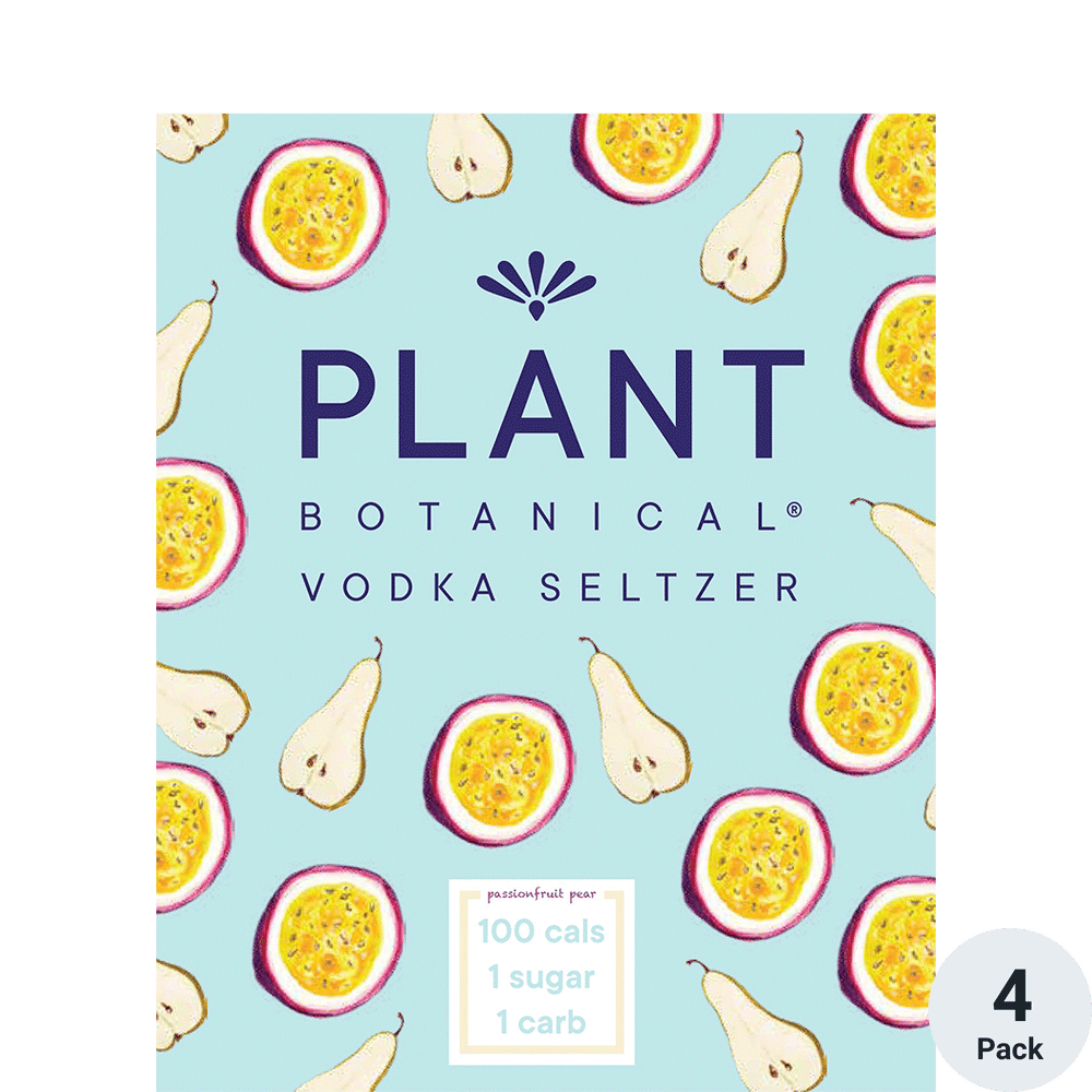 Plant Botanical Passionfruit Pear Vodka Seltzer | Total Wine & More