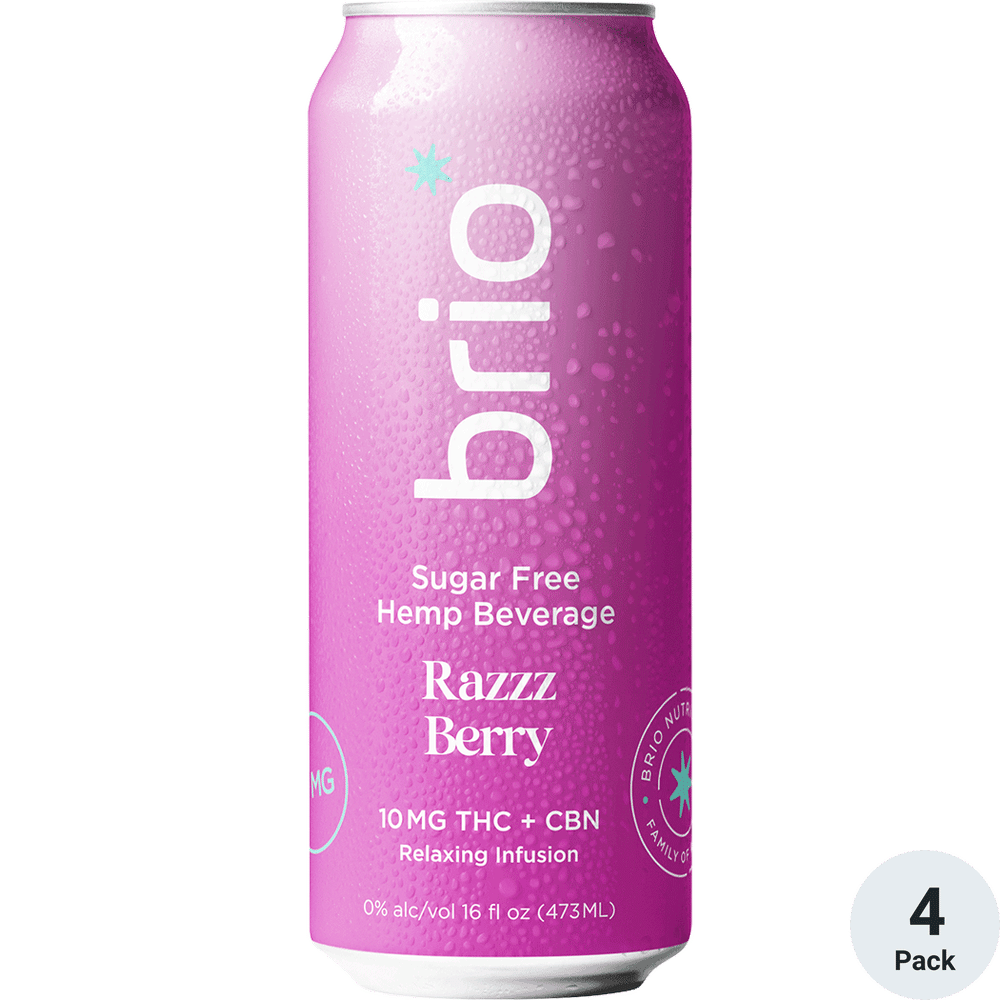 Brio THC 10mg Razzz-Berry | Total Wine & More