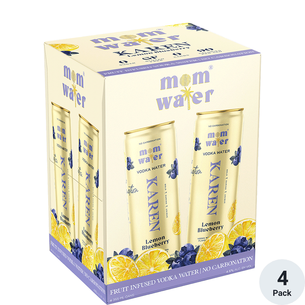 Mom Water Lemon Blueberry Karen | Total Wine & More