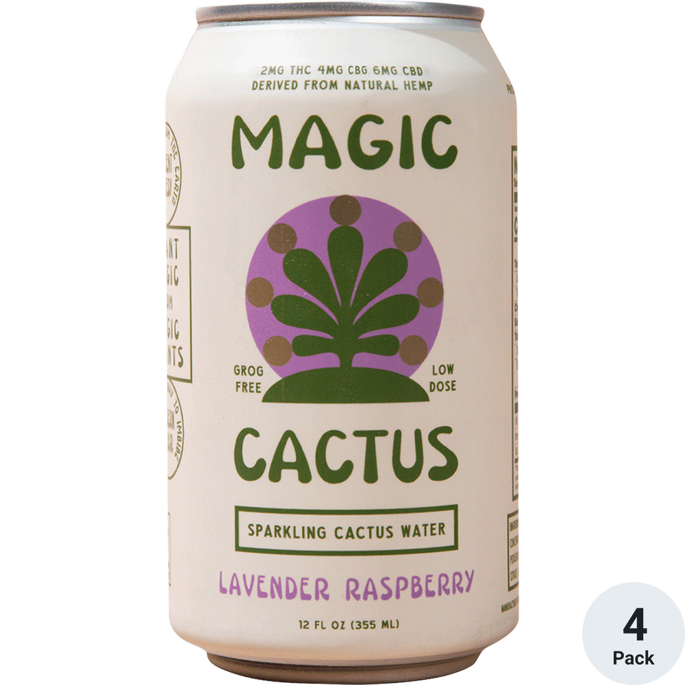 Magic Cactus THC 2mg Lavender Raspberry | Total Wine & More
