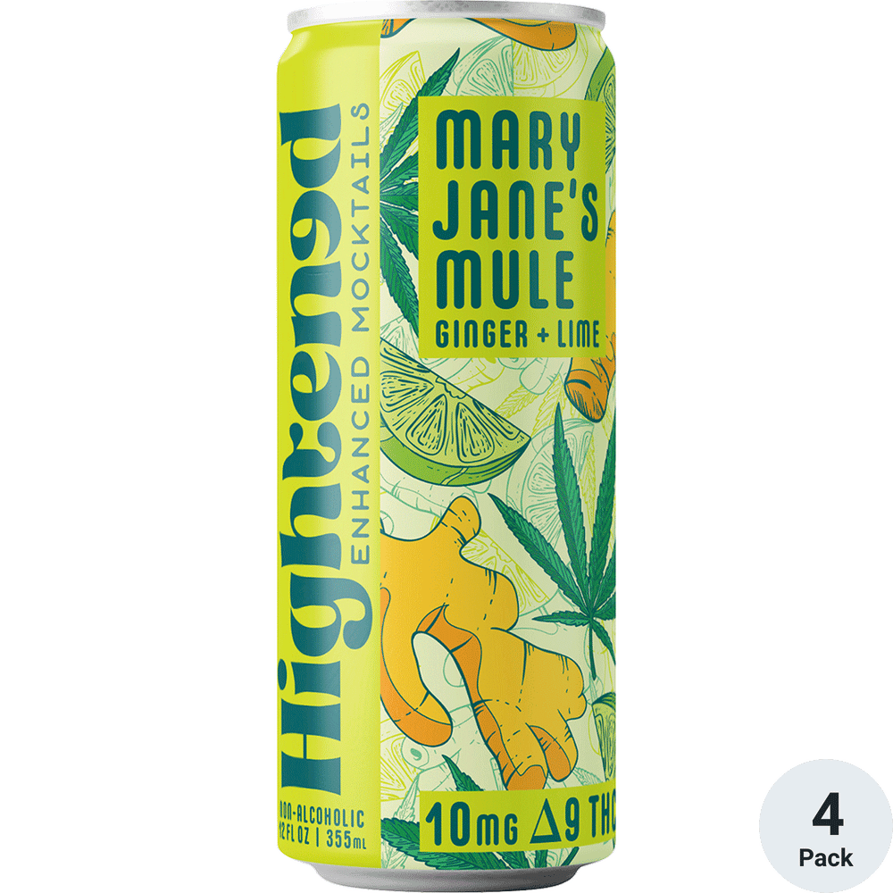 Hightened THC 10mg Mary Jane's Mule | Total Wine & More