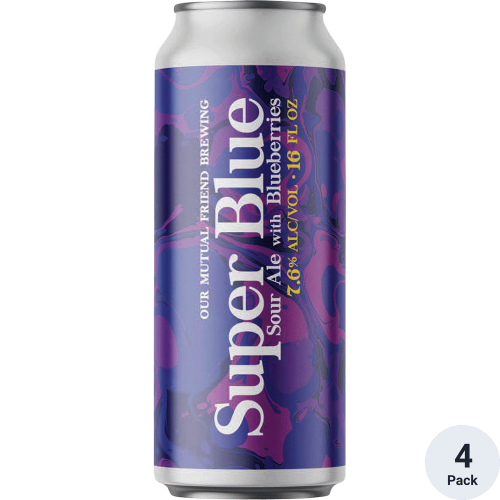 Our Mutual Friend Super Blue Sour Ale with Blueberries | Total Wine & More