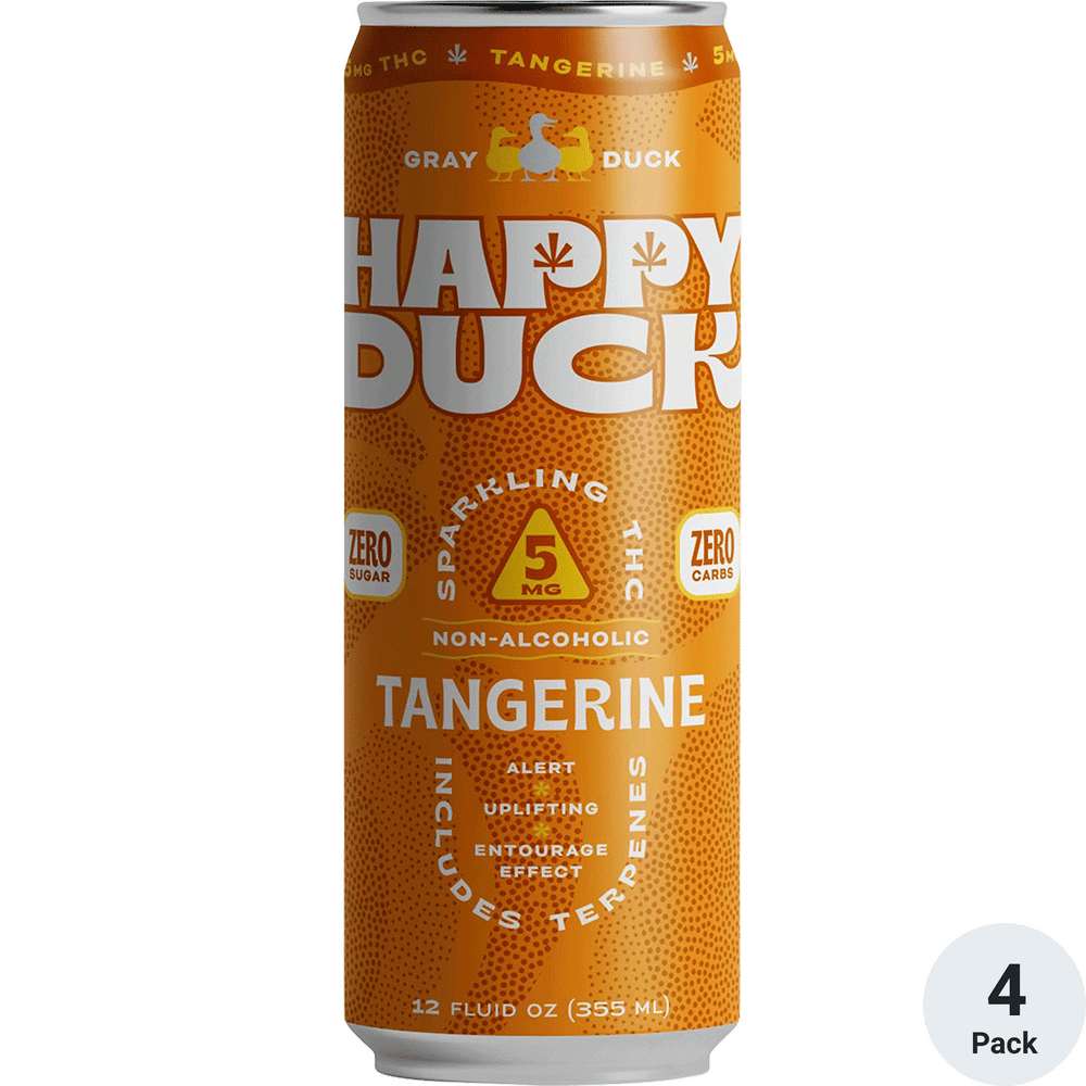 Happy Duck THC 5mg Tangerine | Total Wine & More
