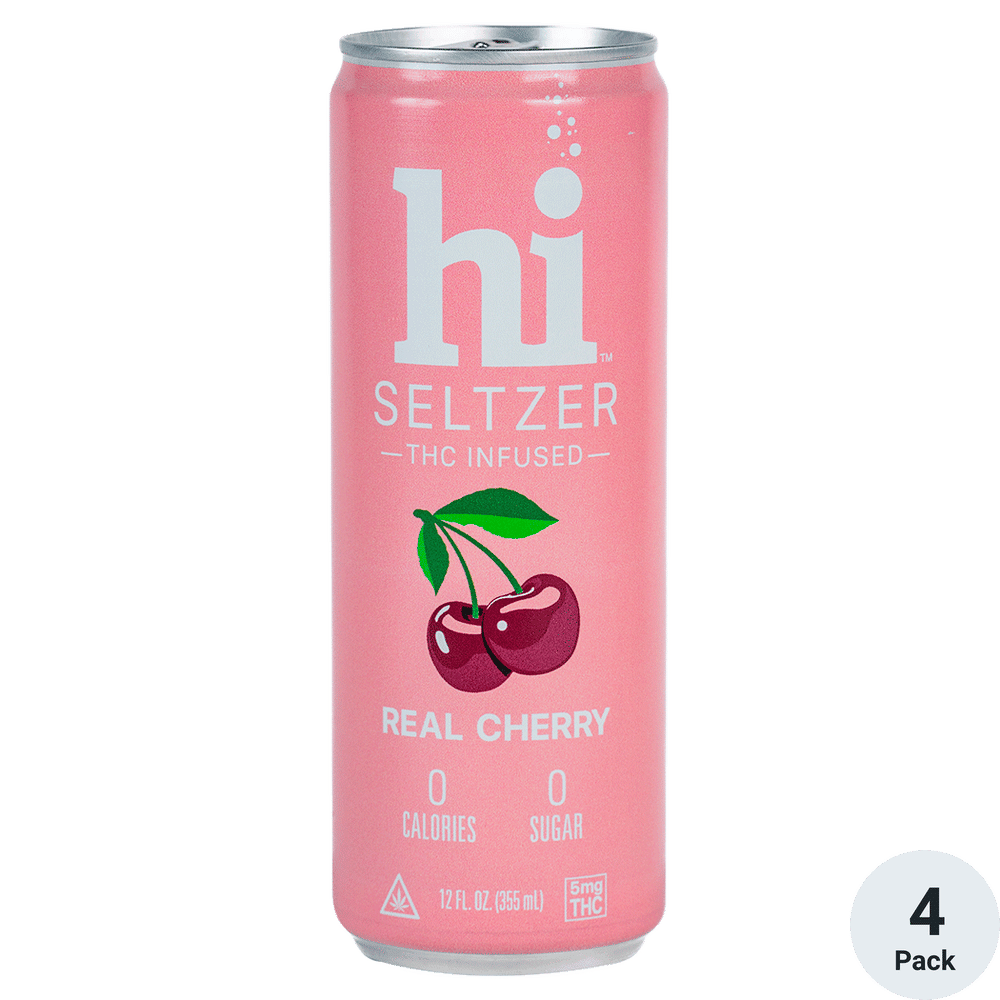Hi Seltzer THC 5mg Cherry | Total Wine & More