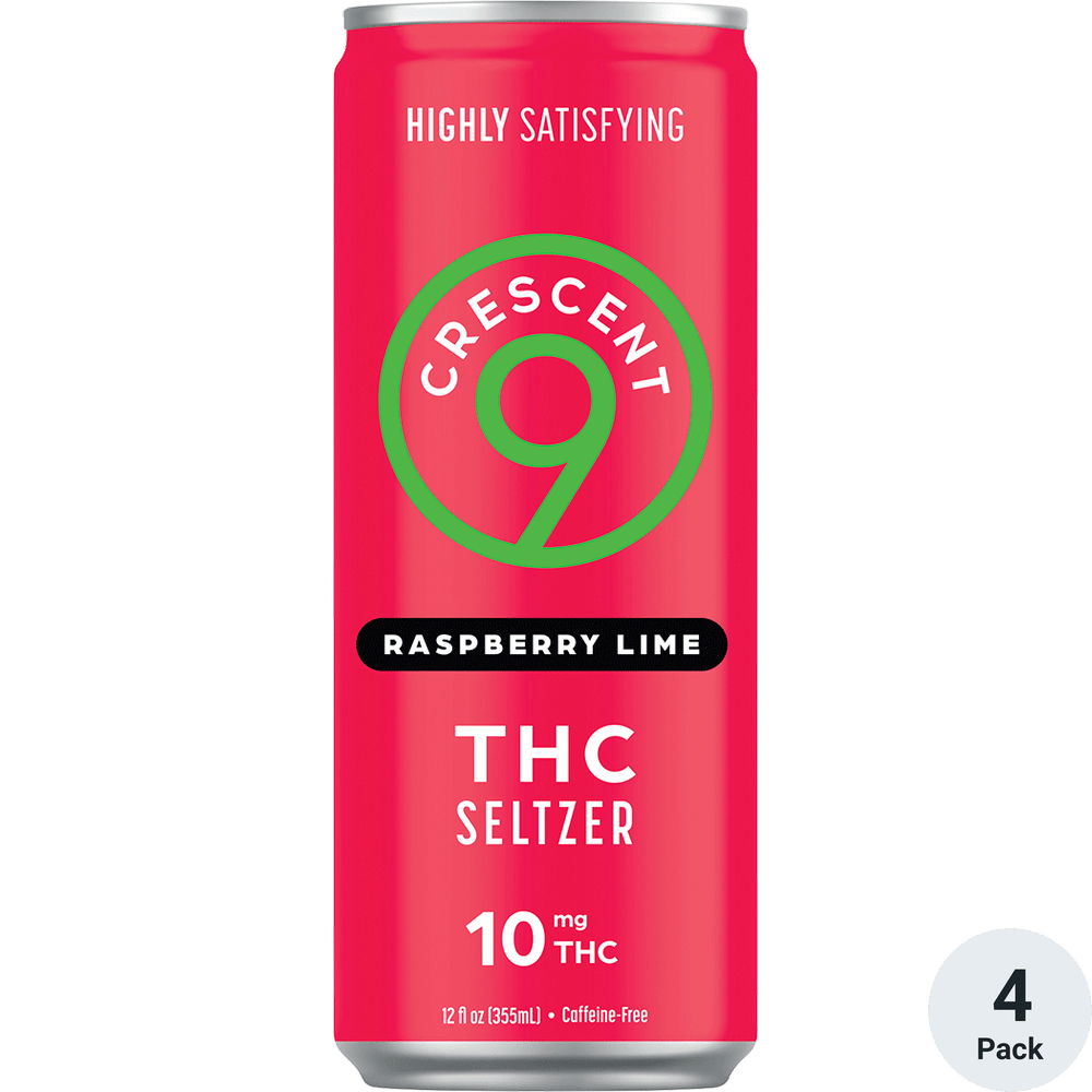 Crescent 9 THC 10mg Raspberry Lime | Total Wine & More