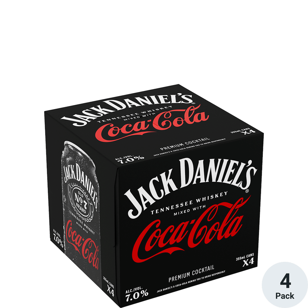 Jack Daniels & Coca-Cola Canned Cocktail | Total Wine & More