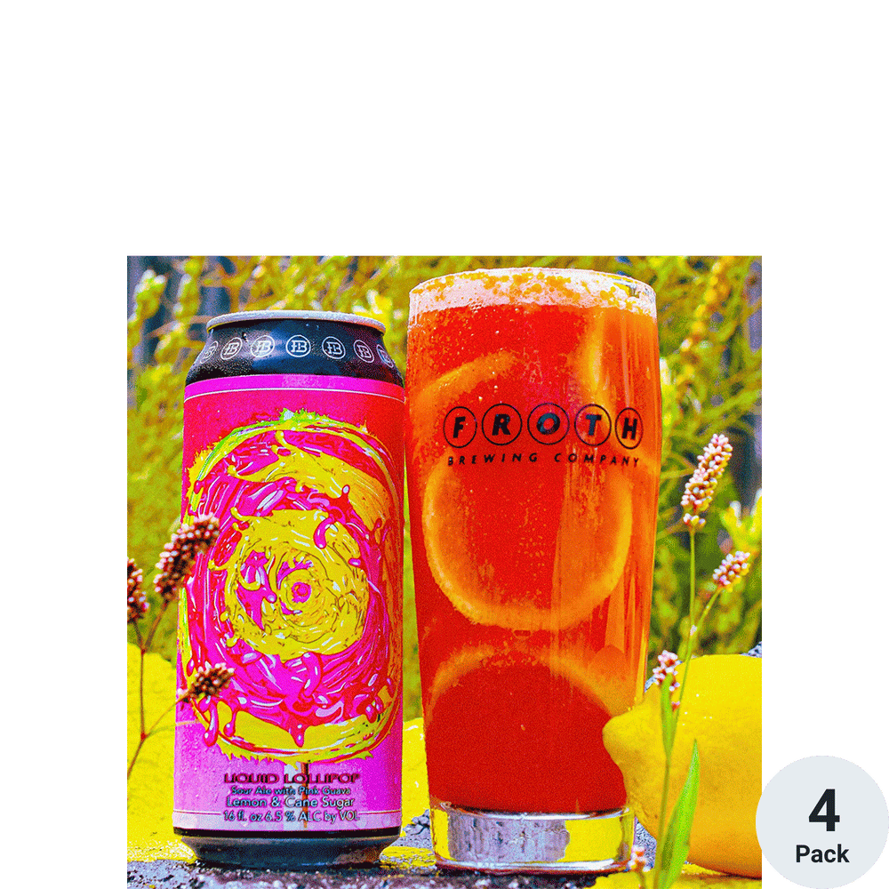 Froth Lollipop Pink Guava Lemonade | Total Wine & More