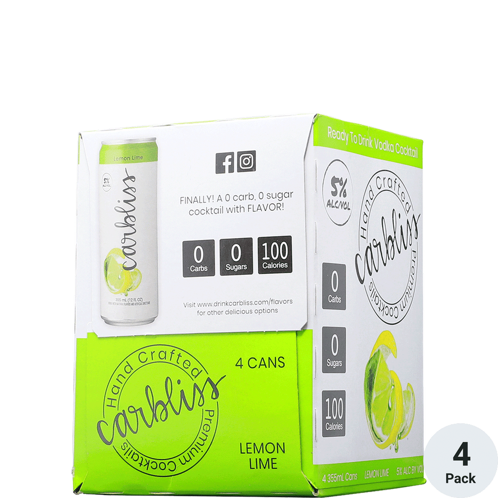 Carbliss Vodka Lemon Lime | Total Wine & More