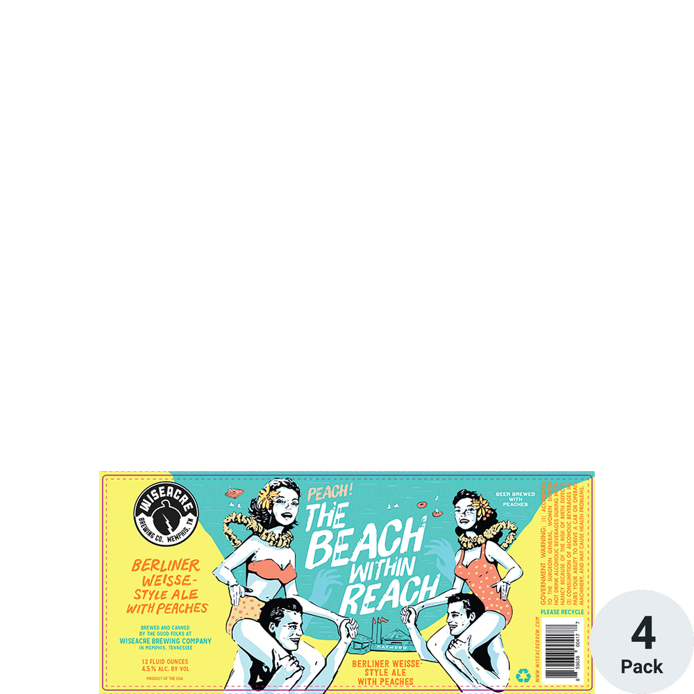 Wiseacre Peach! The Beach Within Reach | Total Wine & More