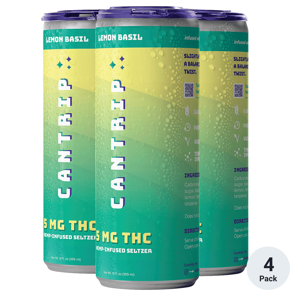 Cantrip THC 5mg Lemon Basil | Total Wine & More