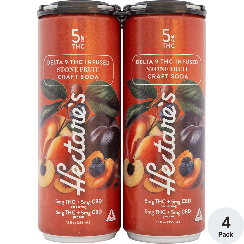 Hectare's THC 5mg Stone Fruit Soda | Total Wine & More