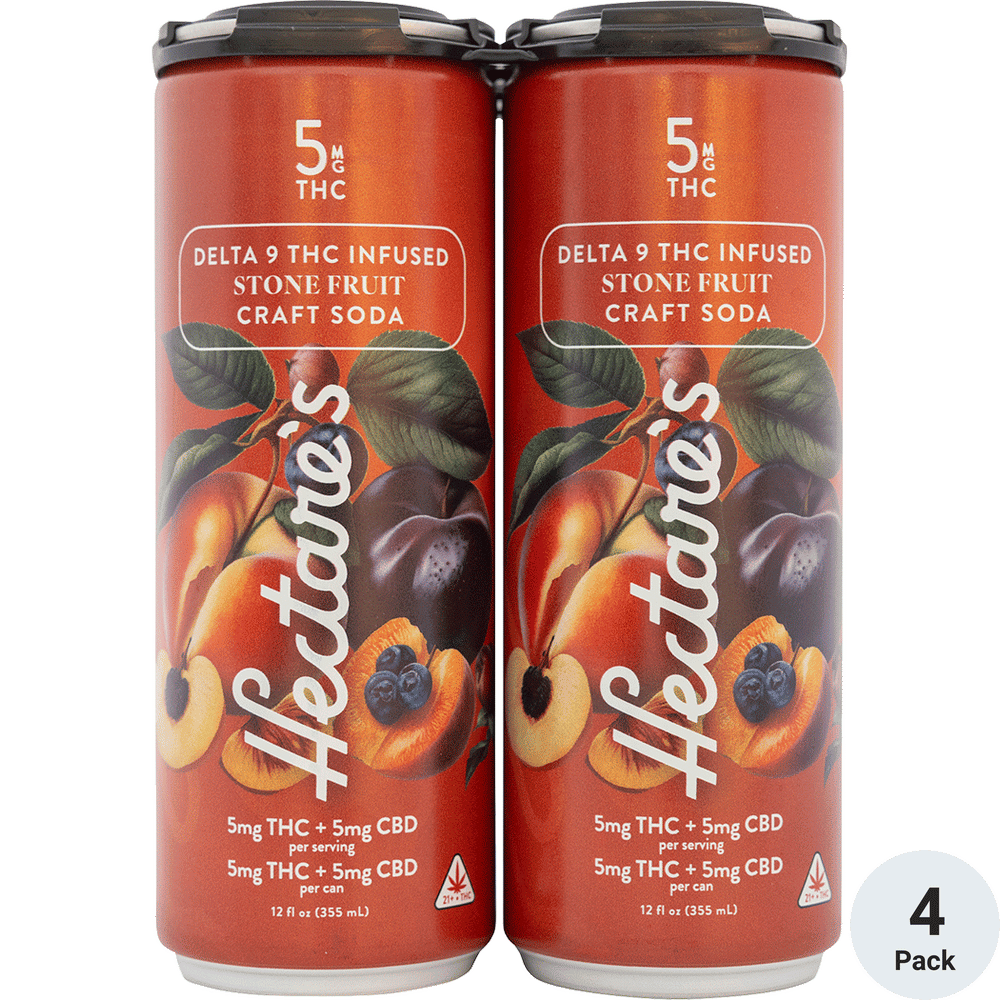 Hectare's THC 5mg Stone Fruit Soda | Total Wine & More