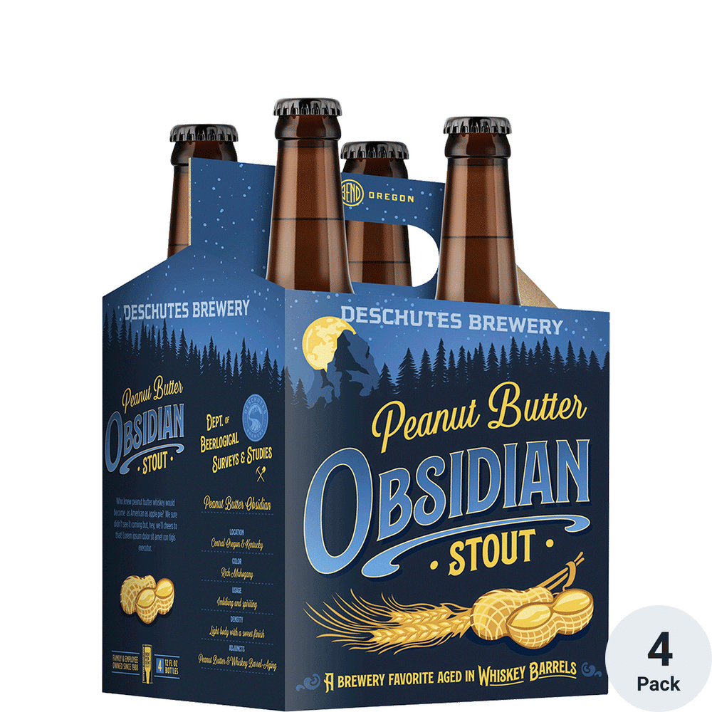 Deschutes Peanut Butter Obsidian Stout | Total Wine & More