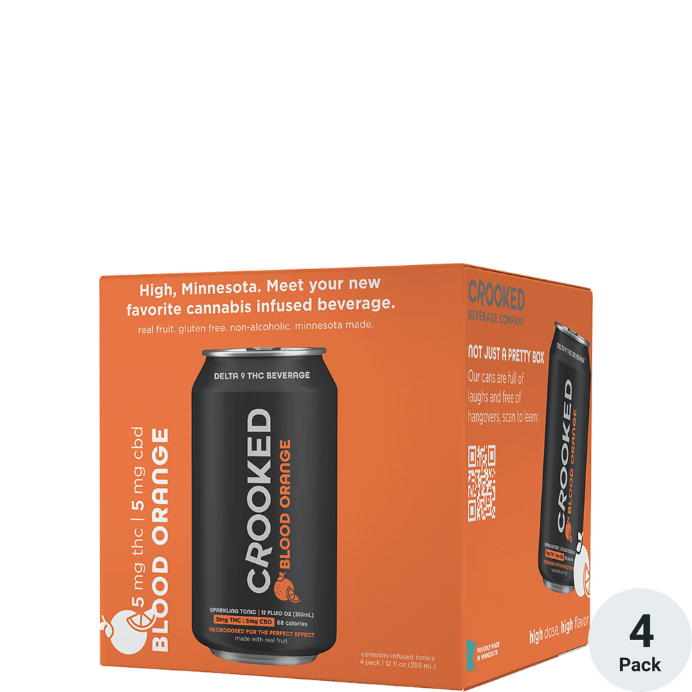 Crooked THC 5mg Blood Orange | Total Wine & More