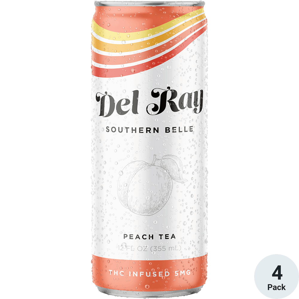 Del Rey THC 5mg Peach Tea | Total Wine & More