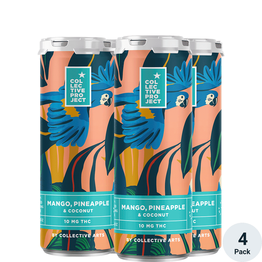 Collective Arts THC 10mg Mango Pineapple & Coconut | Total Wine & More