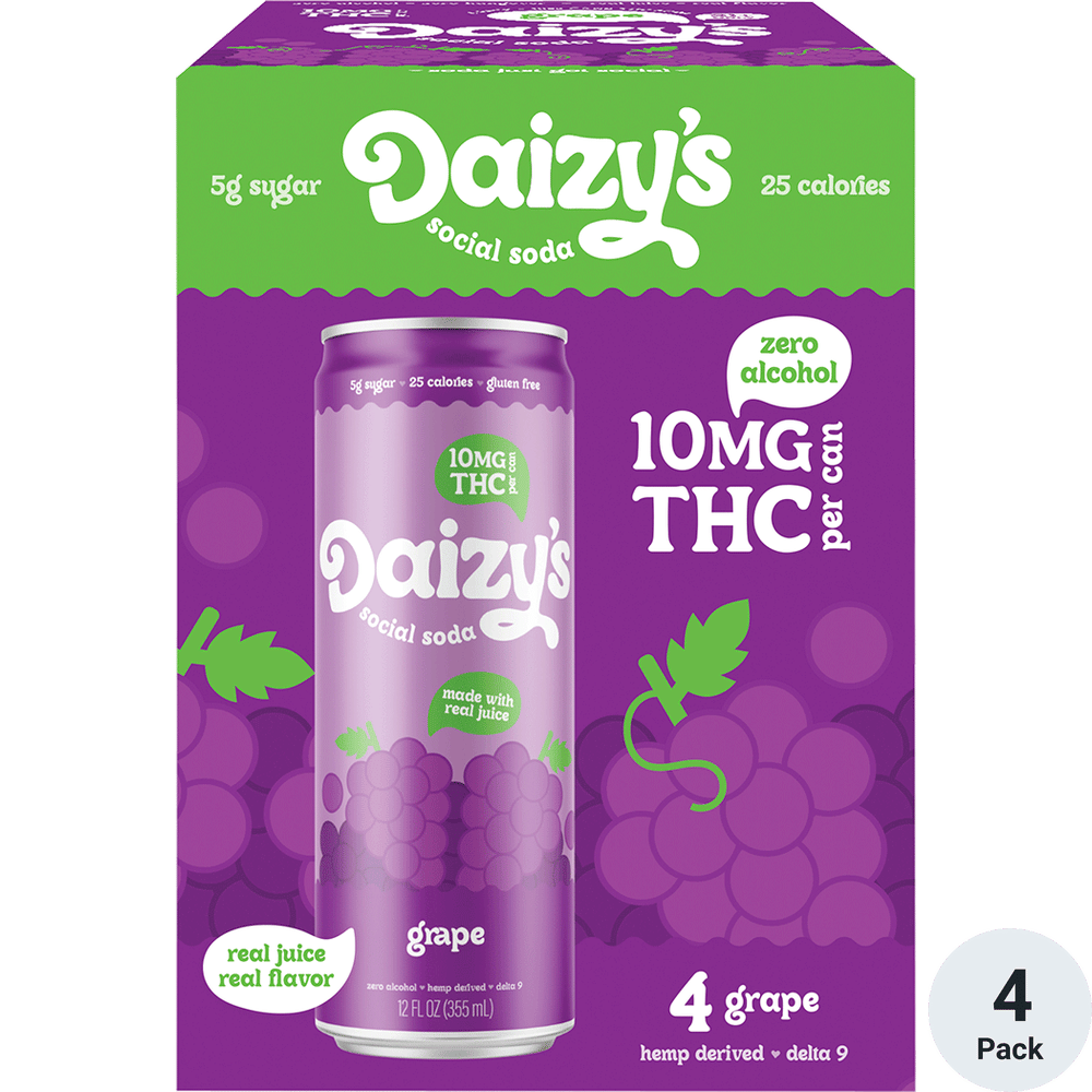 Daizy's THC 10mg Grape | Total Wine & More