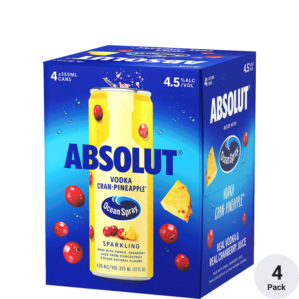 Absolut Ocean Spray Cran-Pineapple | Total Wine & More
