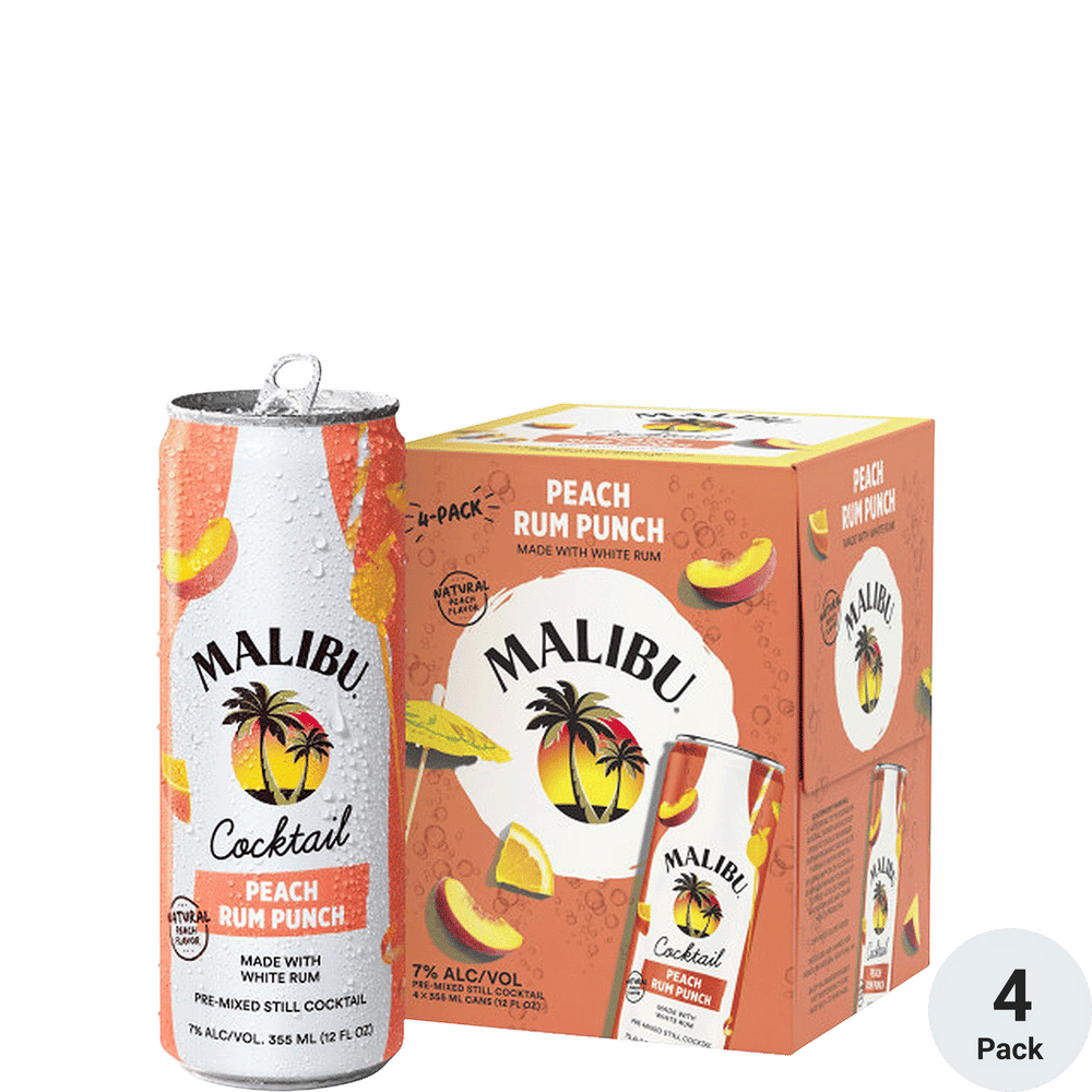 Malibu Cocktail Peach Rum Punch | Total Wine & More