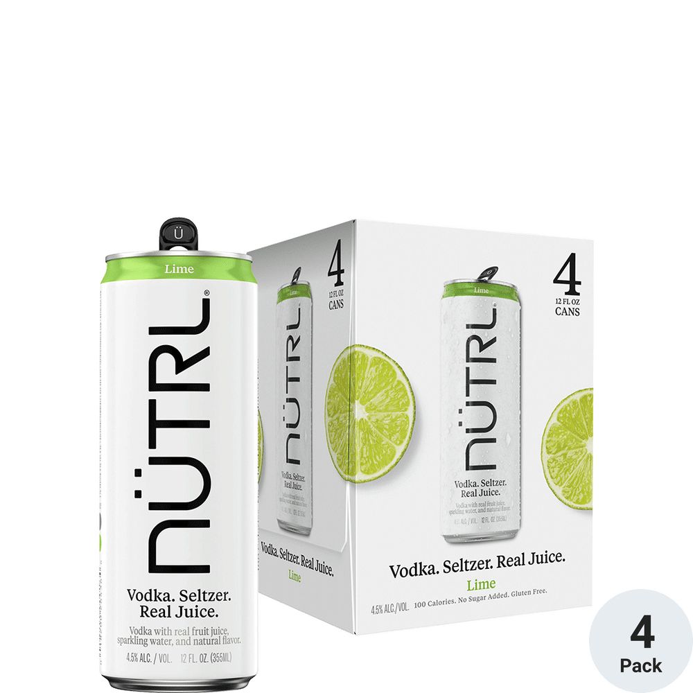 NUTRL Lime Vodka Hard Seltzer | Total Wine & More