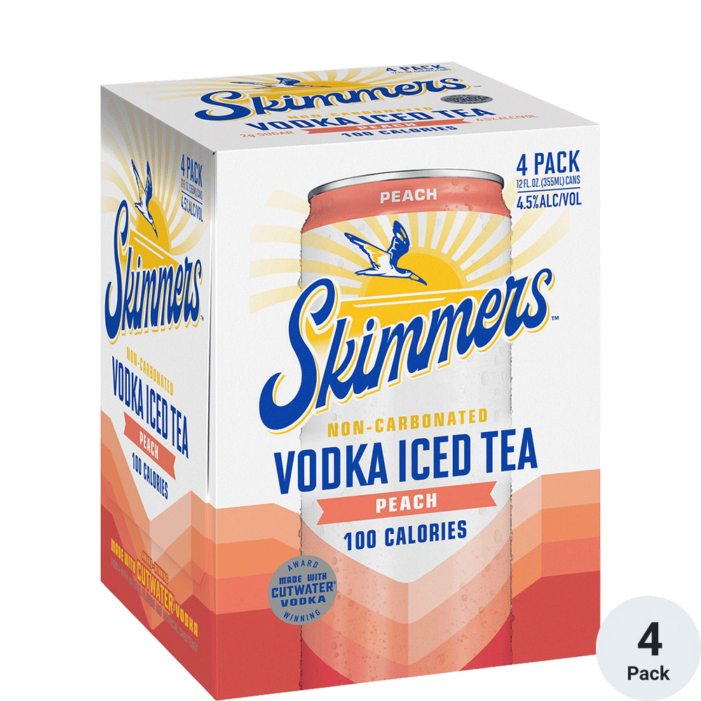 Skimmers Peach Vodka Iced Tea | Total Wine & More