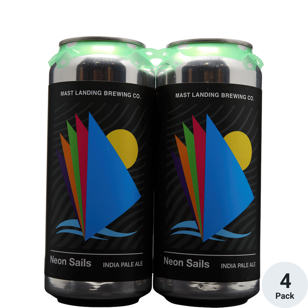 Mast Landing Neon Sails | Total Wine & More